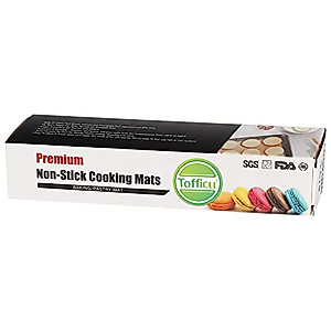 Tofficu Glass Fiber Baking Mats for Dutch Oven Bread Baking Non- Stick Dough Bread Sling Baking Mat Long Handles Sling Baking Mat for Transfer of Dough