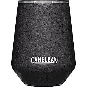 CamelBak Horizon 12 oz Wine Tumbler - Insulated Stainless Steel - Tri-Mode Lid - Black