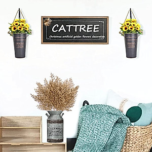 Gold Antlers Grass Artificial Plants Christmas Decoration, Faux Golden Twig Branches Plastic Fake Branch Plant for Xmas Party Home Garden Indoor Outdoor Wedding Table Centerpiece DIY Decor - 3 Pack