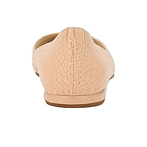 Nine West Speakup Flat Warm Blush Crocodile 8.5 M