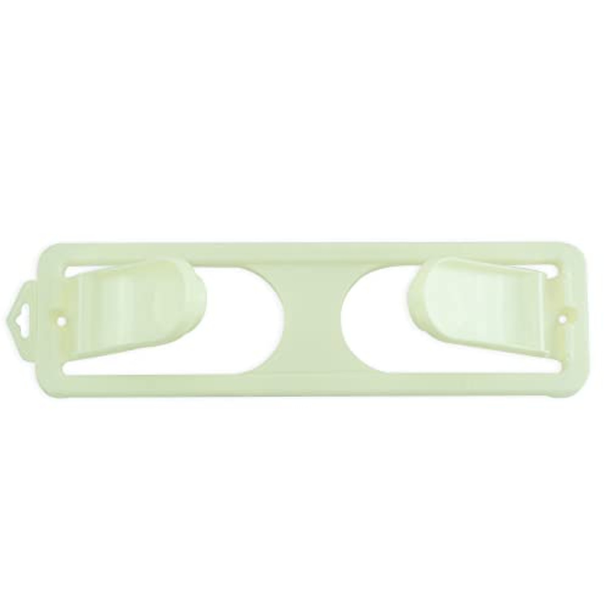 DecorRack Wall Mount Paper Towel Holder for Kitchen and Bath, Flexible Shatterproof -BPA Free- Plastic, Vertical or Horizontal Mount, Under Cabinet Folding Dispenser (Cream)