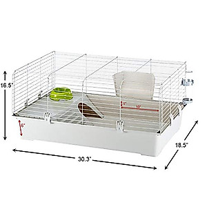 Cavie Guinea Pig Cage & Rabbit Cage | Pet Cage Includes ALL Accessories to Get You Started & a 1-Year Warranty