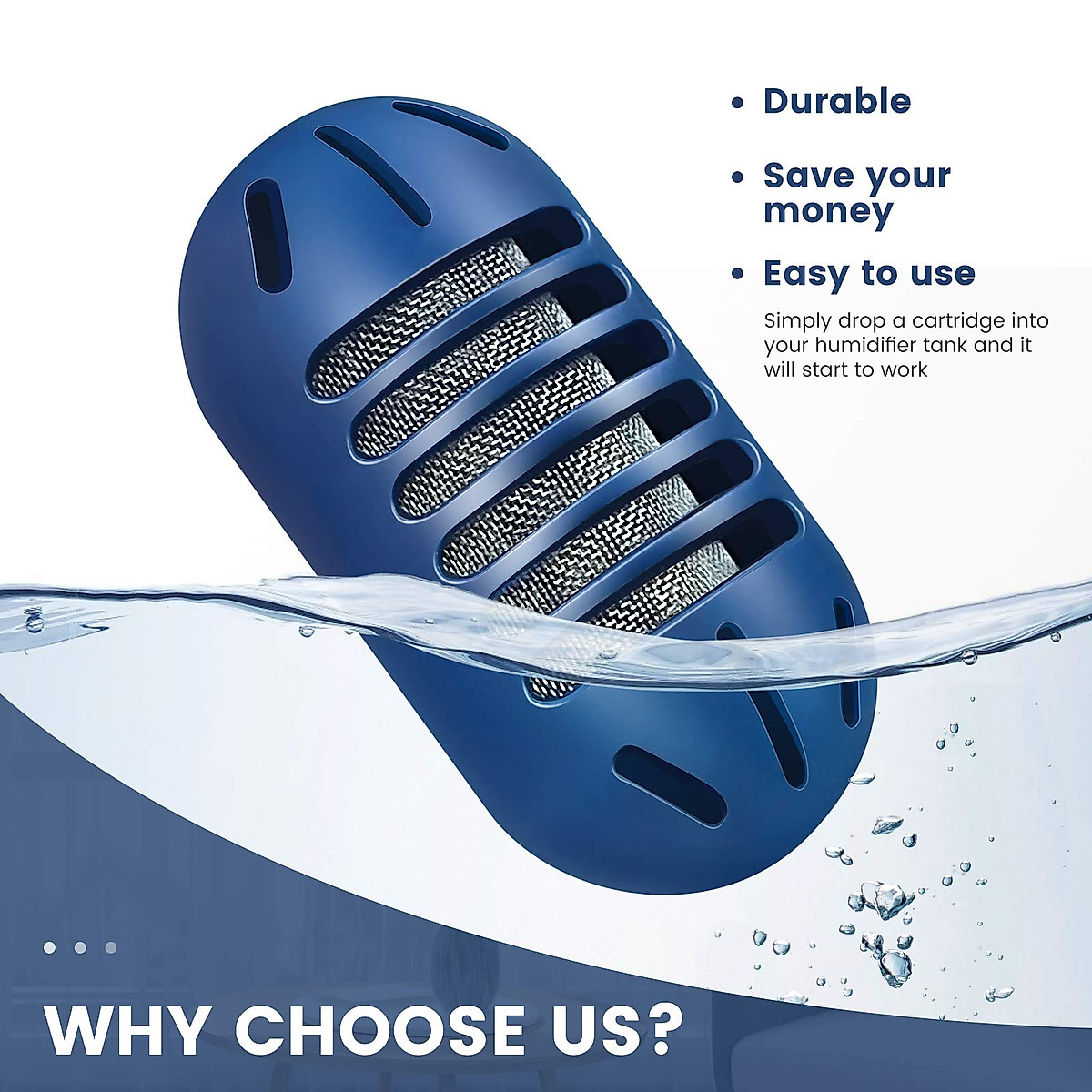 NANE 16 Pack Demineralization Cartridge Compatible with HoMedics Ultrasonic Humidifiers, Filters Mineral Deposits, Prevents Hard Water Build-Up, Purifies Water, Eliminates White Dust and Odor