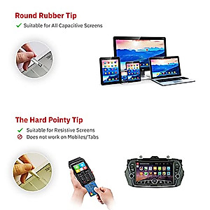 Tek Styz Pro Stylus Capacitive Pen Upgraded Works for Bose SoundSport with Custom High Precision Touch Full Size 3 Pack! (Black)