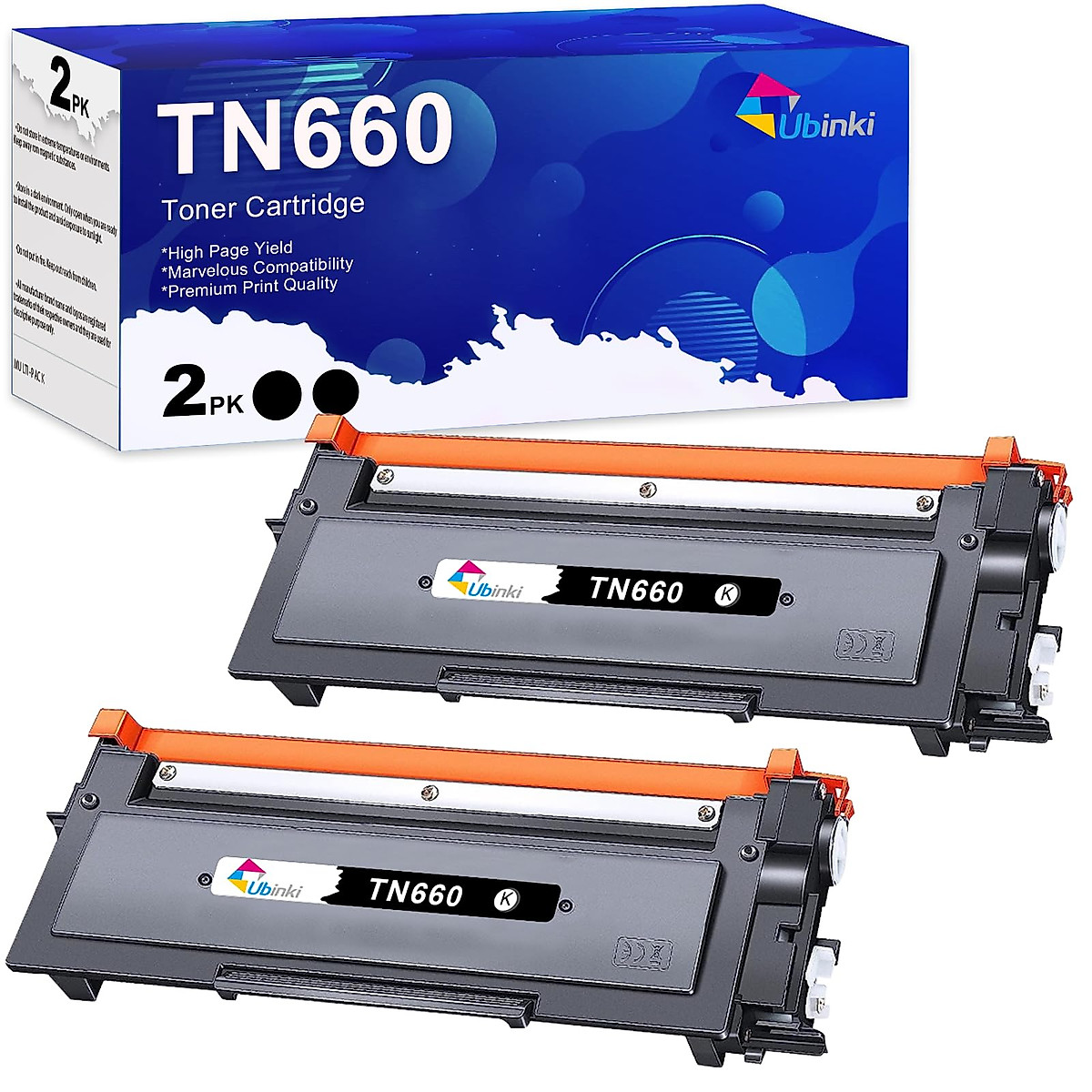 TN660 TN630 Toner Cartridge Replacement for Brother TN 660 630 to HL-L2380DW MFC-L2700DW L2720DW HL-L2320D L2340DW L2300D L2360DW Printer