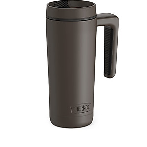 THERMOS ALTA SERIES Stainless Steel Mug 18 Ounce, Espresso Black