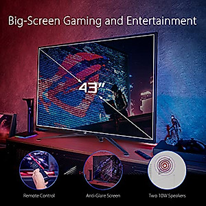 ASUS 43" 4K 144Hz 1ms Gaming Monitor - ROG Strix, HDR1000, FreeSync Premium Pro