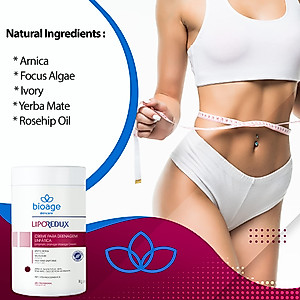 Bioage Liporedux Lymphatic Body Cream (35 Oz)- Bio-Nano Slim and Natural Ingredients – Skin Care Moisturizer for Lymphatic Relief and Relaxing Effects