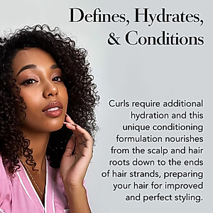 Saphira Divine Curly Conditioner, Sulfate-Free, Paraben-Free, Hydrates, Defines and Softens Curly, Wavy, Multi-Textured, Thick Hair