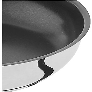 Cuisinart Chef's Classic Stainless Nonstick 2-Piece 9-Inch and 11-Inch Skillet Set - Black And Silver