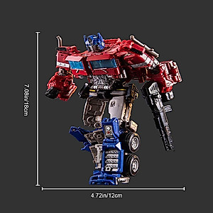 Rvtkak Kids Transforming Car Robot Toys, Manual Alloy Transforming Model Car Toys, Movie Fans Collection Birthday Gift (A1)