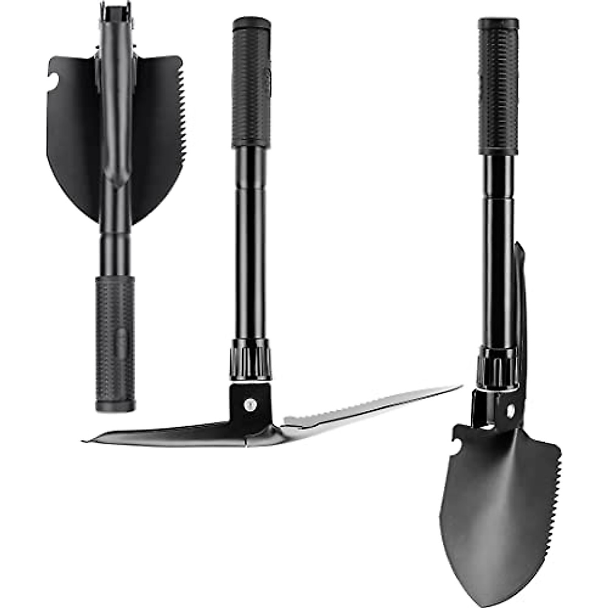 Barska Winbest Pursuit-200 Metal Detector Field Kit with LCD Display, Wand Detector, Headphone, Shovel, and Soft Case