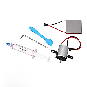 Motor Power Generation Sheet Set Universal Fireplace Fan Accessories Motor and Power Generation Sheet 4 Blades Heat Powered Stove Fan for Wood, Log