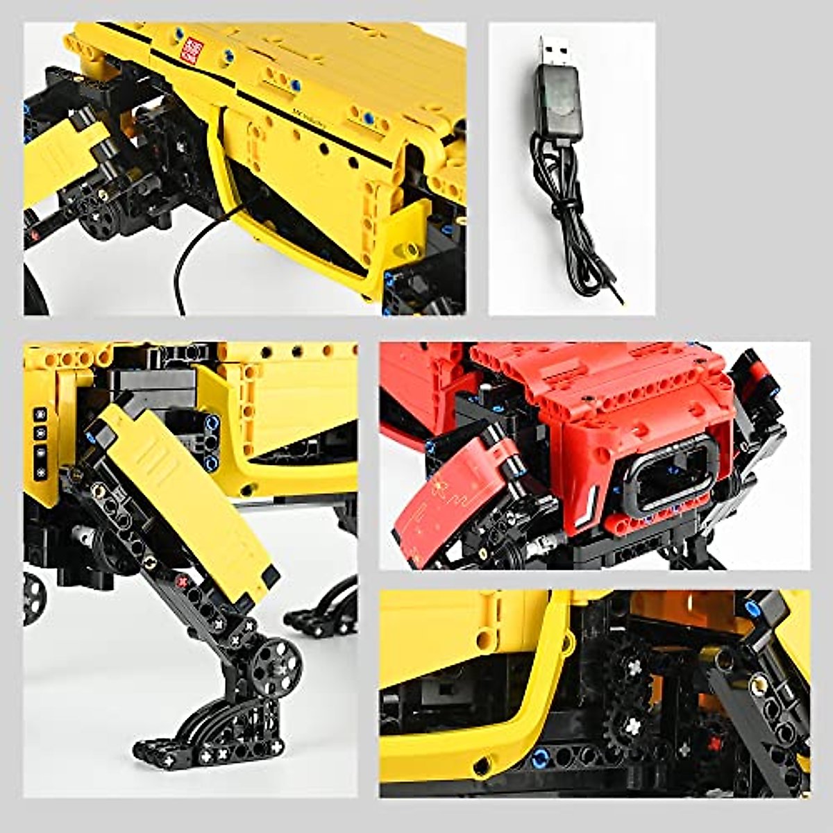 Addshiny RC & APP Control Power Robot Dog for Adults & Kids - Upgraded 2023 Version (886 PCS)