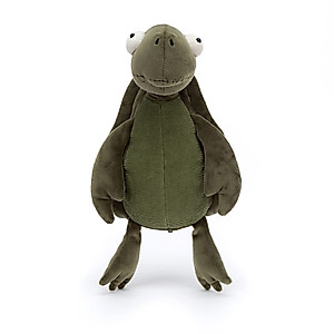Jellycat Tommy Turtle Stuffed Animal, 12 inches | Reptile Plush Toy | Classic Children's Gift