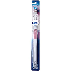 Oral-B Gum Care Extra Soft Toothbrush for Sensitive Teeth and Gums, Compact Small Head, (Colors Vary) - Pack of 2