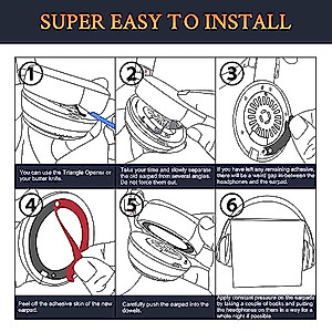 SoloWIT Cooling Gel Replacement Ear Pads Cushions for Beats Studio 2 & Studio 3 Wired & Wireless Headphones, Earpads with High-Density Noise Isolation Foam, Added Thickness - Black