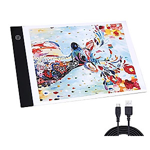 A4 LED Light Box Tracer USB Power Adjustable LED Light Tablet Board Pad for 5D DIY Diamond Painting