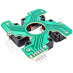 TECKEEN 1X PCB Joystick Repair Board Micro Switches Part TP-MA Assembly for Sanwa