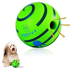 KKBDOO Squeaky Ball for Dogs, Interactive Dog Toys for Boredom, Pet Toys for Dogs, Fun Engaging Sounds Wiggle Ball, Active Rolling Ball Dog Toys for Small Dogs-2.75 inch