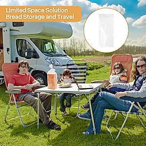 Spmarkt 100packs Plastic Bread Bags with 110 Twist Ties, Food Grade Plastic Bread Bags for Homemade Bread, Clear Bread Loaf Bags for Convenient Baking Storage Solution, Ideal for Home Bakers