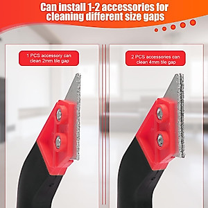 Cleaning Tile Grout Removal Tool, Saw Angle Grout Scraper, Utility Knife Set, 2 Knives And 5 Blades Replacement Blades For Tile Cleaning