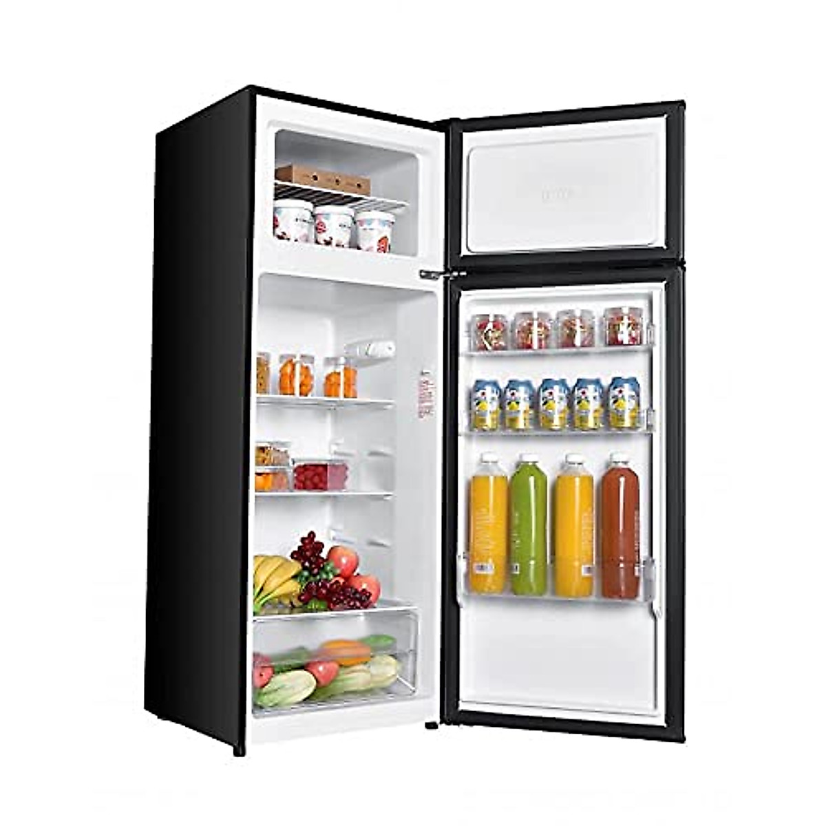 Danby DPF074B2BDB-6 7.4 cu ft. Apartment Size Fridge Top Mount in Black