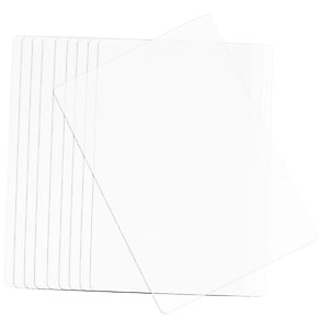 IWOWHERO 10pcs Copying Board Transparent Drawing Board Convenient Painting Mat Drawing Tool Basic Template Drawing Board for 3D Printing Pen 3D Printing Pen Mat Plastic