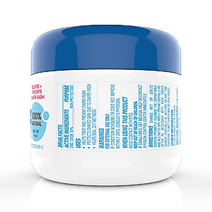 Baby Butz Diaper Rash Cream, 100% Natural Zinc Oxide Maximum Strength Butt Paste, Barrier Baby Cream to Help, Relieve & Prevent Diaper Rash, Hypoallergenic, Ointment for Newborns, Infants- 4oz