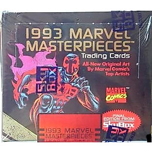 1993 Marvel Masterpieces Non Sport Trading Cards Box