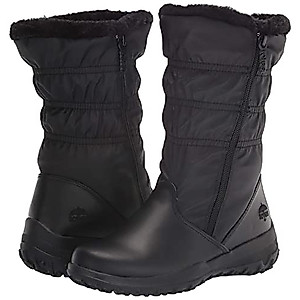 totes Womens Madina Snow Boots, Black, 10
