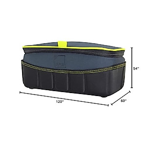 Lewis N. Clark Travelflex Toiletry Kit, Makeup Bag, Shower Caddy + Travel Organizer for Luggage, Carry-on or Suitcase, Classic Side Zip, Charcoal