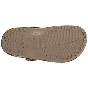 Crocs Kids' Classic Realtree Clog | Camo Shoes , Khaki, 3 Little Kid