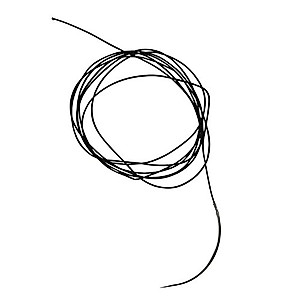 CynaMed Suture Thread with Needle (12-Pack) - Training Sutures Pkg. of 12 - 'Black' Threads (12, 3/0, 25mm Blade, 1/2 Reverse Cutting)