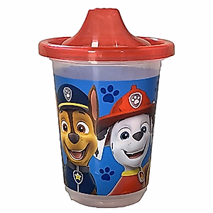 LE Products 5 Piece Paw Patrol Dinnerware Set with Plate, Bowl, Sip Cup, and Flatware (Paw Patrol Boy)
