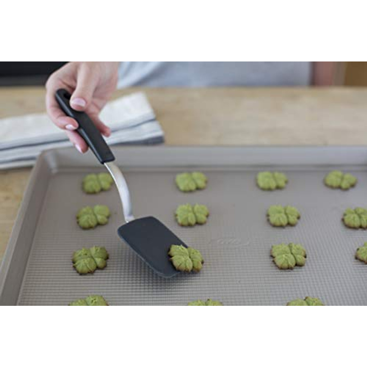 OXO Good Grips Silicone Cookie Spatula, Gray, 3 inches