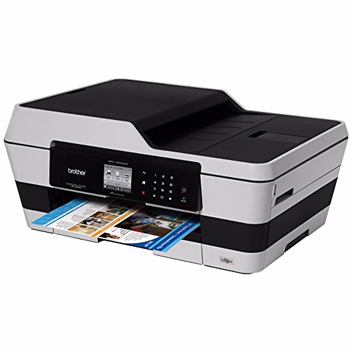 Brother Printer MFC-J6520DW Wireless Color Printer with Scanner, Copier and Fax, Amazon Dash Replenishment Ready