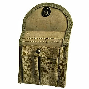 (Pack of 5) U.S WWII M1 Carbine Buttstock Ammo Ammunition Cartridge Magazine Pouch WW2