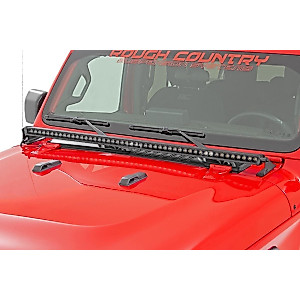 Rough Country 50" Black Series Single Row CREE LED Light Bar - 70750BL