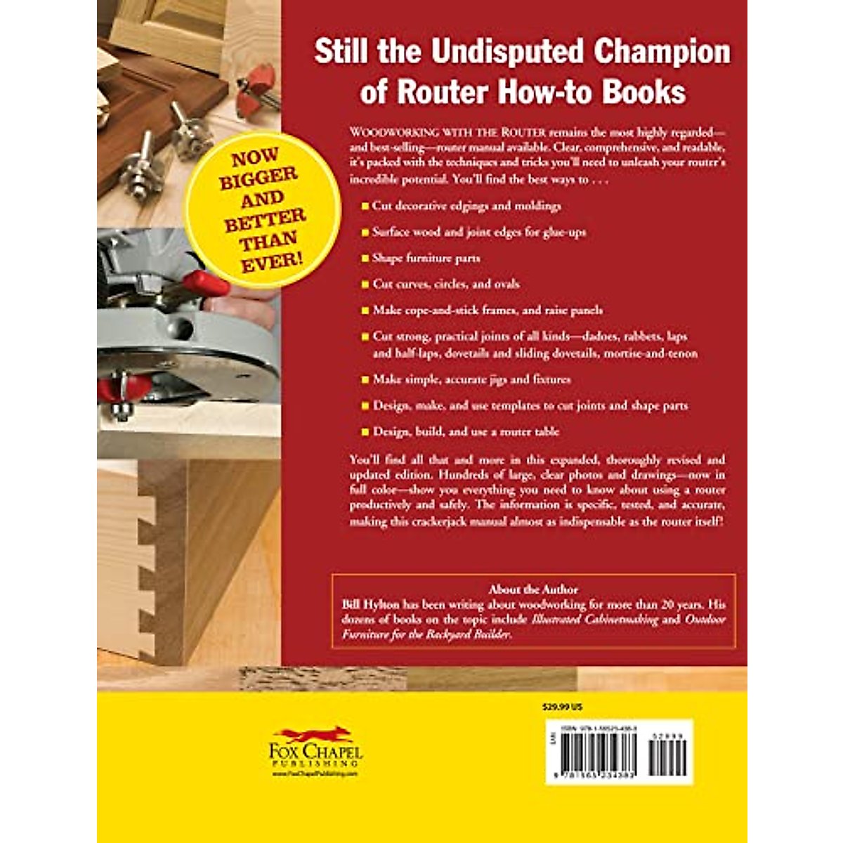 Woodworking with the Router, Revised and Updated: Professional Router Techniques and Jigs Any Woodworker Can Use (Fox Chapel Publishing) Comprehensive, Beginner-Friendly Guide (American Woodworker)