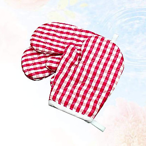 2pcs Kids Heat Insulation Anti-scald Gloves Kitchen Microwave Oven Gloves Mitts Baking Gloves