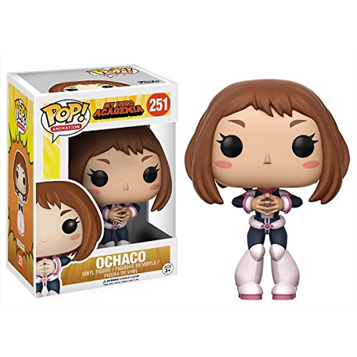 Funko POP My Hero Academia - Ochaco Pop! Vinyl Figure (Bundled with Compatible Pop Box Protector Case), Multicolor, 3.75 inches