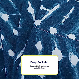 Queen Sheets Printed - 6 Piece 1500 Supreme Collection Fine Brushed Microfiber Deep Pocket Queen Sheet Set Bedding - 2 Extra Pillow Cases, Great Value, Queen, Monroe