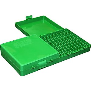 MTM 200 Round Ammo Box 9mm/380 ACP 200 rd., Green