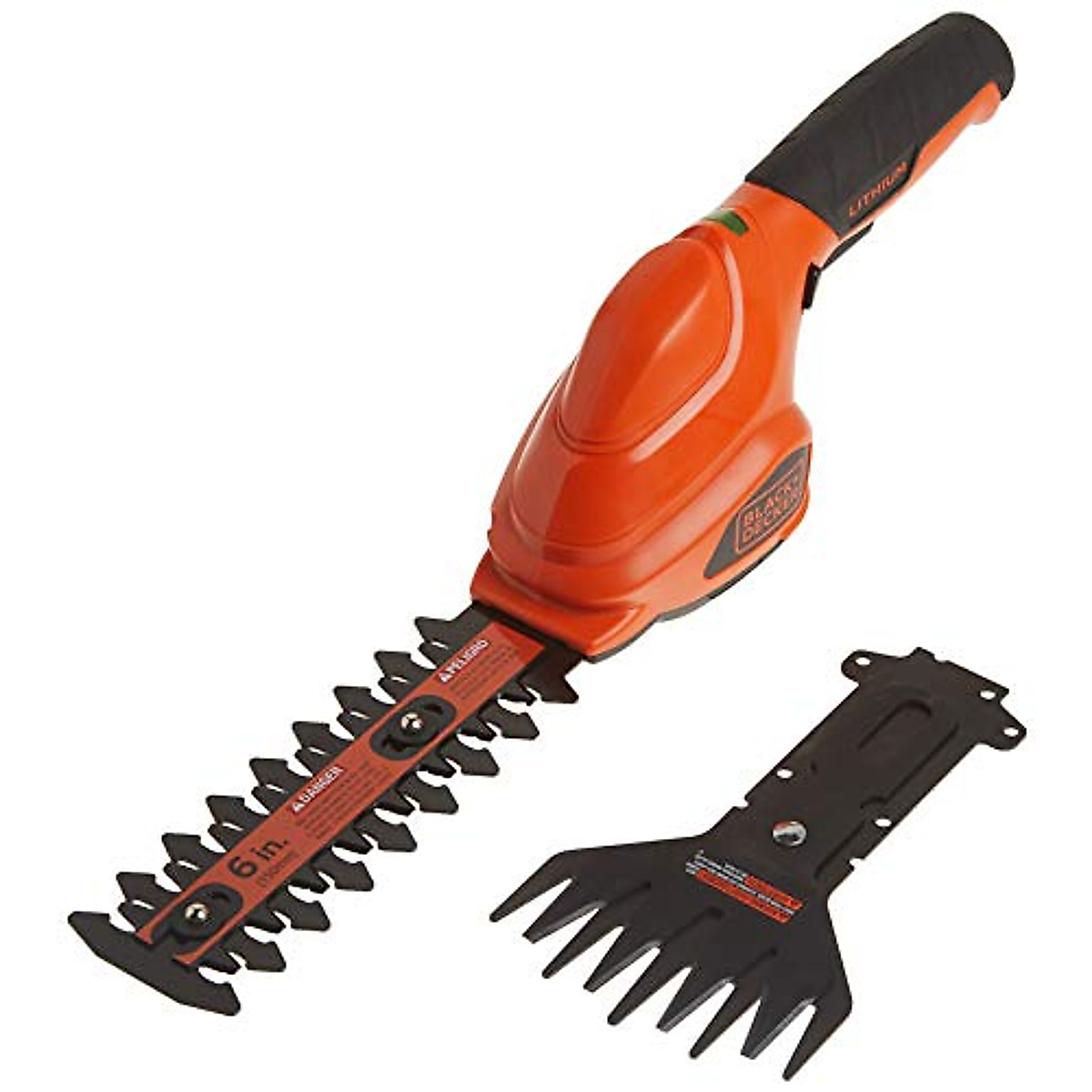 BLACK+DECKER Shrub Trimmer/Grass Shear Combo, Cordless, 3.6V (GSL35)
