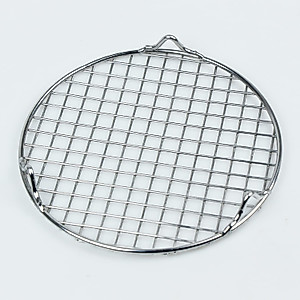 baizhushi Cooling Rack Stainless Steel Round Cooling Rack for Cooking Baking (8.25 in)