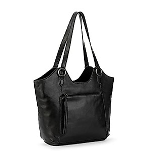 The Sak womens Sierra Leather Shopper, Black Ii, One Size US