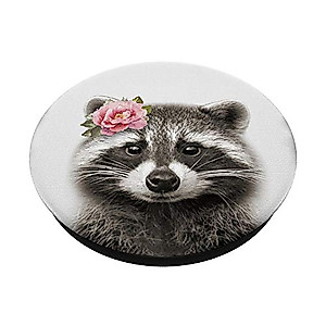 Cute Racoon art PopSockets PopGrip: Swappable Grip for Phones & Tablets