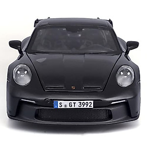 Maisto - 1/18 Scale Model Compatible with Porsche 911 GT3 2022 Die-Cast Scale Model Replica Miniature (Black)