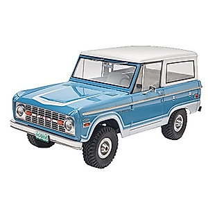 Revell 85-4320 Ford Bronco Truck Kit 1:25 Scale 122-Piece Skill Level 5 Plastic Model Building Kit, Blue
